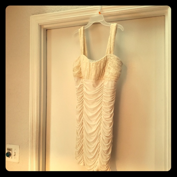 Pompous Girly | Dresses | Beautiful White Mini Dress With Lace And ...